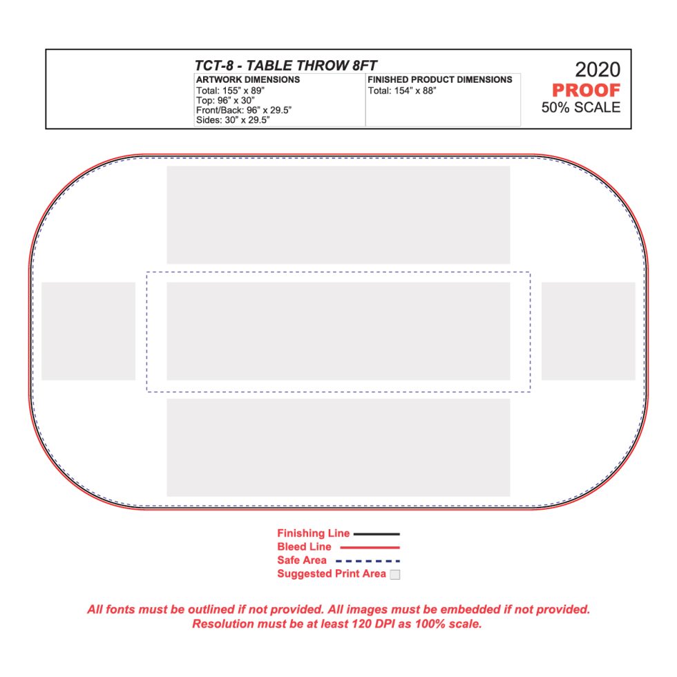 Templates Table Covers Rev | Ameramark
